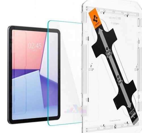 Стекло защитное Spigen Glas tR EZ Fit для iPad Air M2 "11"