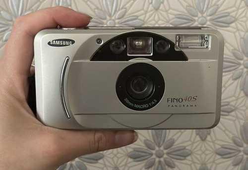 Плёночный фотоаппарат samsung fino 40s