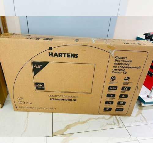 Телевизор Hartens HTS-43UHD11B-S2