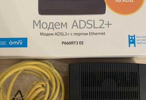 Zyxel Р660rtз ее Модем adsl2+ с портом Ethernet