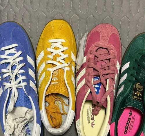 Adidas Gazelle Indoor Red Blue Yellow Green Pink