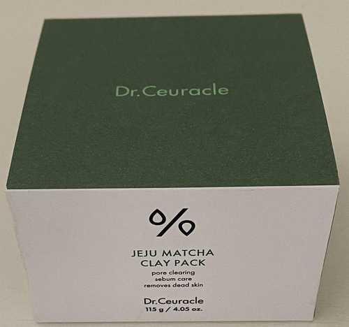 DR. ceuracle Маска jeju matcha clay pack