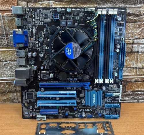 Комплект Asus P8B75-M   I3-3240   Кулер LGA 1155