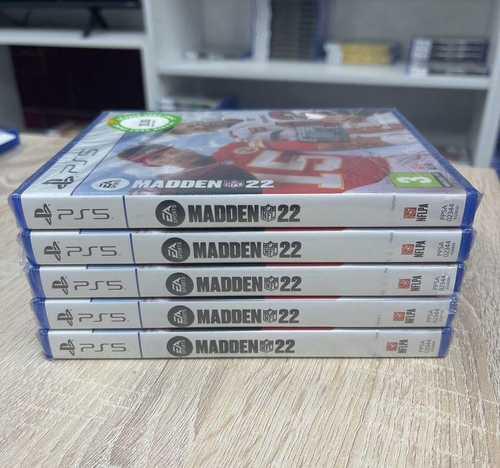 Madden nfl 22 ps5 (лот 5 дисков)