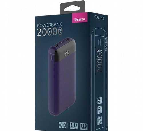 Внешний аккумулятор olmio NS-20, 20000mAh