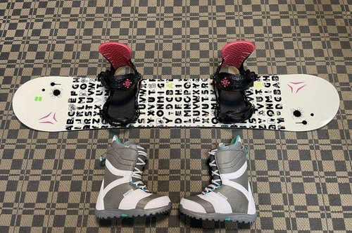 Сноуборд комплект Atomic - 138 + Burton - 37 - 38