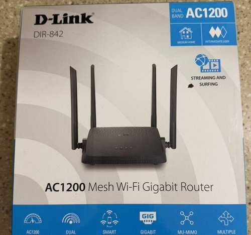 Wi-Fi роутер D-Link DIR-842