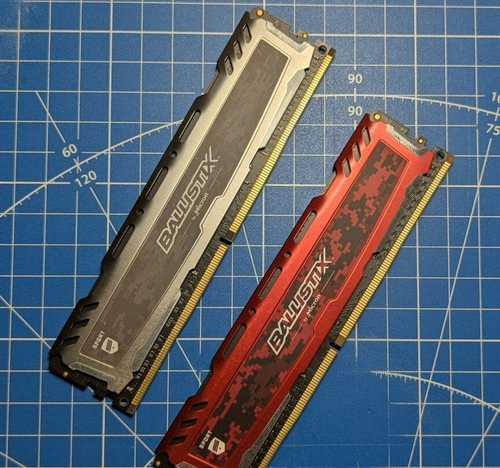 Crucial Ballistix DDR4 16 гб (2 шт по 8 гб)