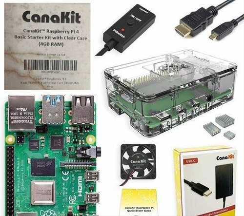 Raspberry PI 4 model B 4GB. Basic Starter Kit new