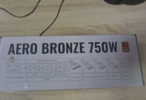 Блок питания AeroCool aero bronze 750W