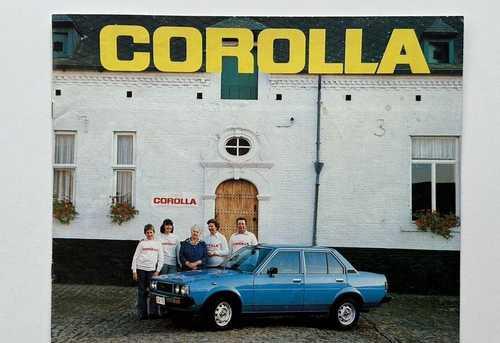 Дилерский каталог Toyota Corolla 1979 Япония