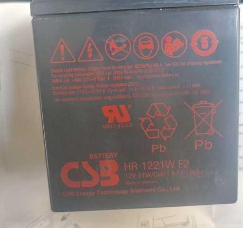 Аккумуляторы HR 1221W F2 12В, 5Ач