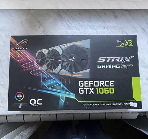 Видеокарта Asus gtx 1060 strix