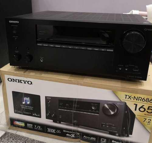 Ресивер Onkyo tx-nr 686 7.2ch,4k,Atmos,DTS:X,идеал