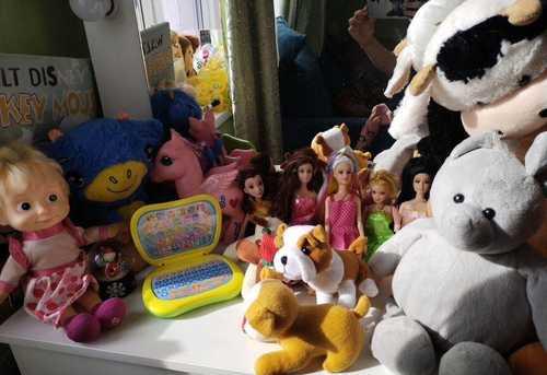Детские игрушки пакетом куклы