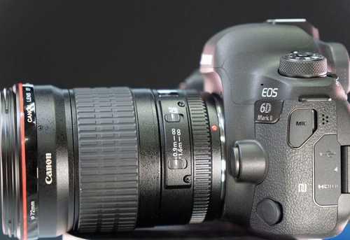Canon EOS 6D Mark II + Объектив Canon EF 135mm F2