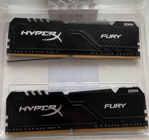 Оперативная память Kingston HyperX fury Black RGB