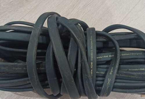 Hdmi кабель плоский daxx R46 (9 метров) США