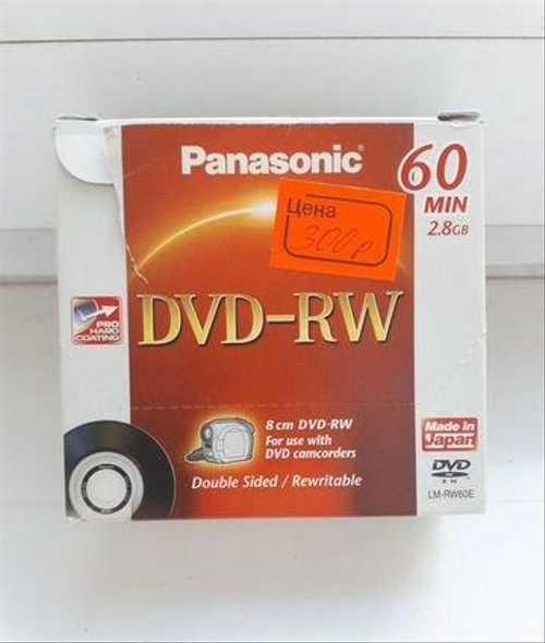 Диски для камеры Panasonic mini DVD-RW 2,8Gb (60m)