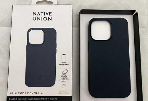 Чехол новый native union синий iPhone 13 pro