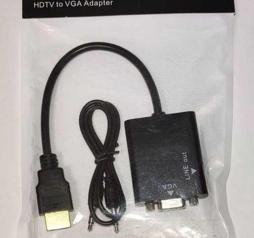 Переходник hdmi - vga новый