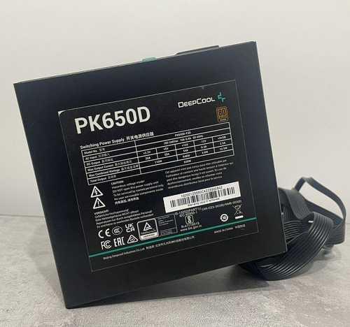 Блок питания DeepCool PK650D 650W