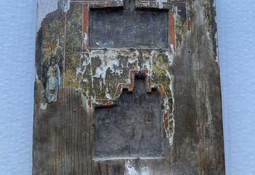 Старинная икона ставротека под реставрацию