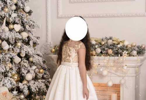 Платье шикарное для девочки 6-9 лет