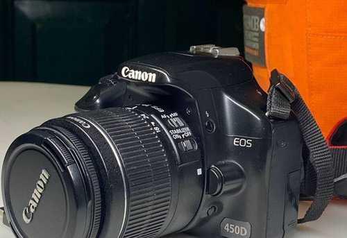 Фотоаппарат canon 450d Kit 18-55mm