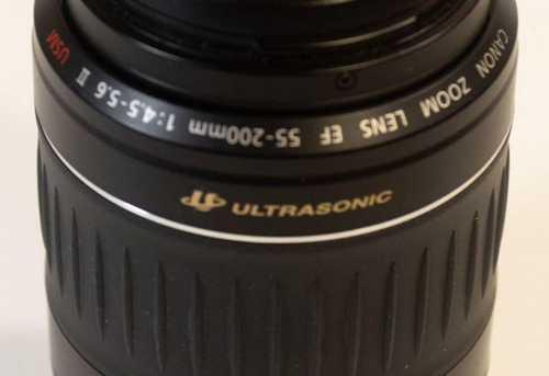 Canon EF 55-200mm 4.5-5.6 II USM как новый