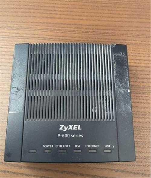 Маршрутизатор adsl Zyxel p600 series