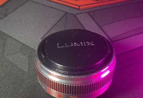 Объектив panasonic lumix 20mm f/1.7 asph
