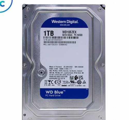 Жесткий диск HDD 3.5" 1TB WD Blue WD10ezex Б.У