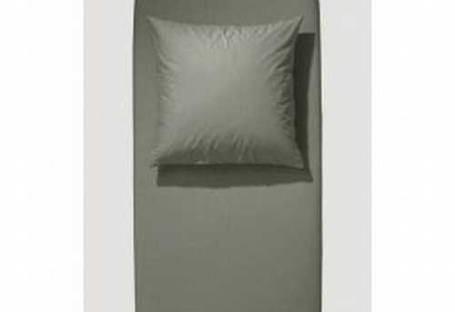 Простыня Hessnatur Satin, цвет seegras
