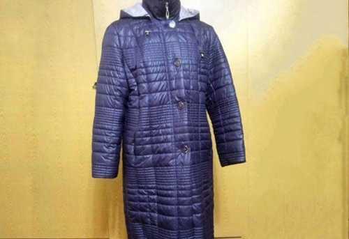 Пальто женское демисезонное стёганое р.50-52 хорош