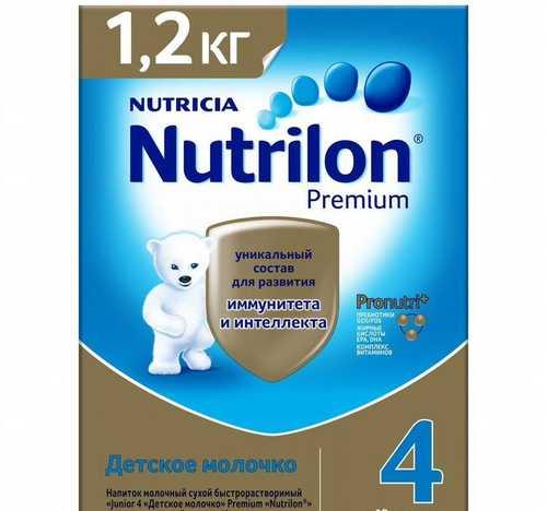 Детское молочко Nutrilon Premium 4, 1200г 1 шт