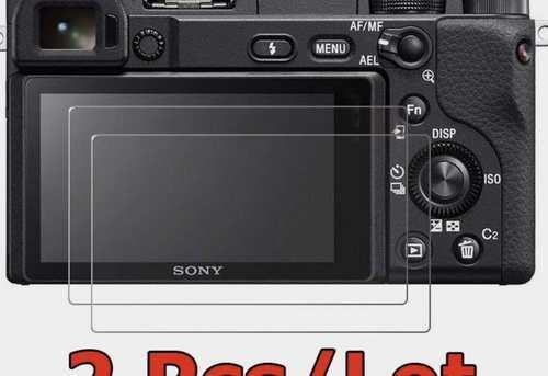 Защитное стекло Sony A6400 A6600 2 штуки