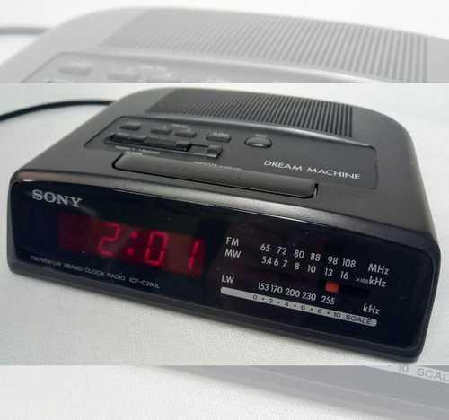 Часы Sony icf-c280l (винтаж)