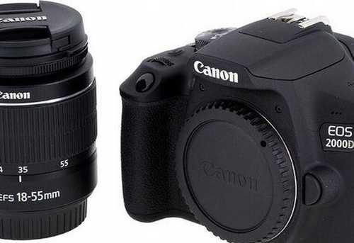 Фотоаппарат Canon EOS 2000D Kit EF-S 18-55mm f/3.5