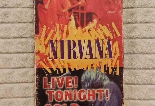 Видеокассета VHS Nirvana Live Tonight Sold out