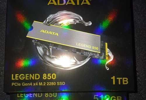 Накопитель SSD M.2 adata legend 850 и 710