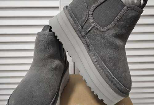 Угги Женские UGG W Neumel Platform Chelsea Серые