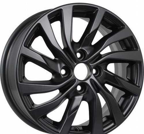 KDW KD1546 : 6x15 4*100 Et:46 Dia:54.1 Matt Black Painted