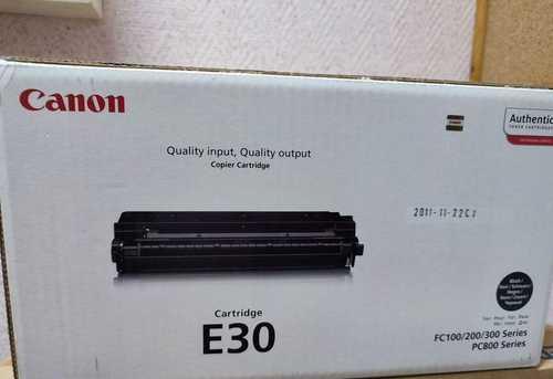 Картридж canon e30 новый