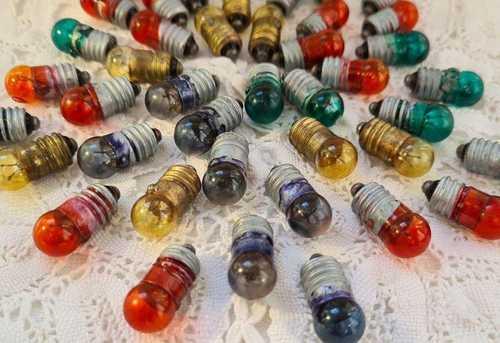 Лампочки к электрогирлянде СССР 6,3V 0,22A