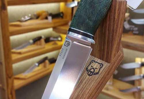 Нож "Охотник" кованая 95Х18, карельская берёза