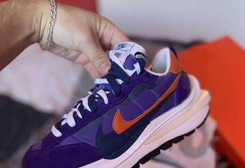 Nike x Sacai Vaporwaffle purple оригинал