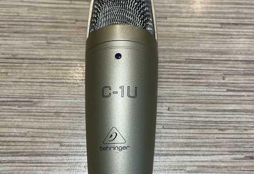 Behringer C-1U Микрофон студийный, серебристый