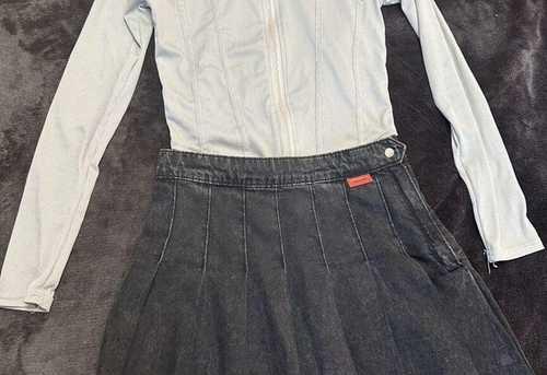 Юбка джинсовая H&M на девочку