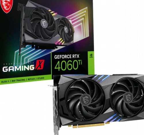 Видеокарта MSI GeForce RTX 4060 Ti gaming Х 16 гб